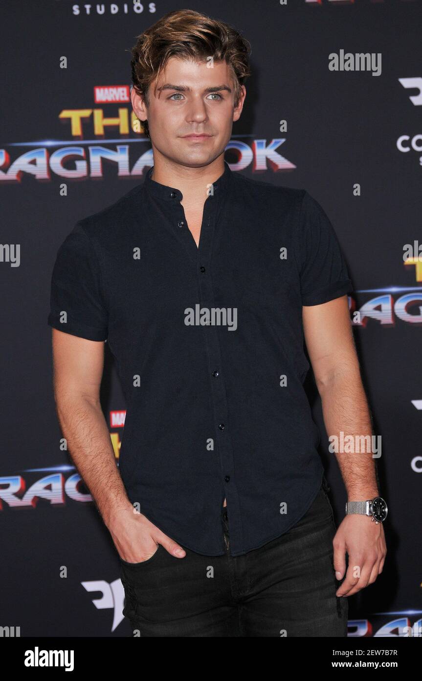 Garrett Clayton arrives at Marvel Studios' "Thor: Ragnarok" Los Angeles ...