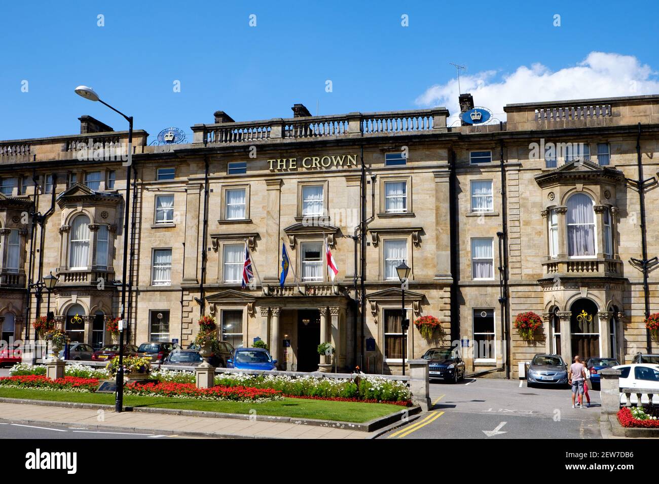 The Crown Hotel Harrogate England Stock Photo - Alamy