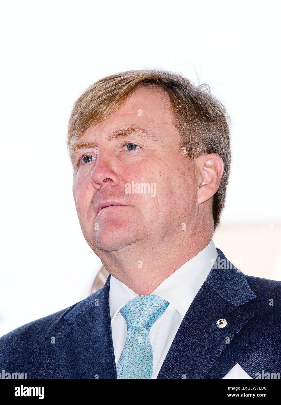 King Willem-Alexander and Queen Maxima visiting the OGMA Industría ...