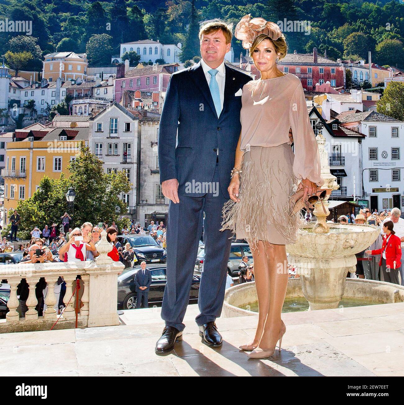 King Willem-Alexander and Queen Maxima visiting the OGMA Industría ...