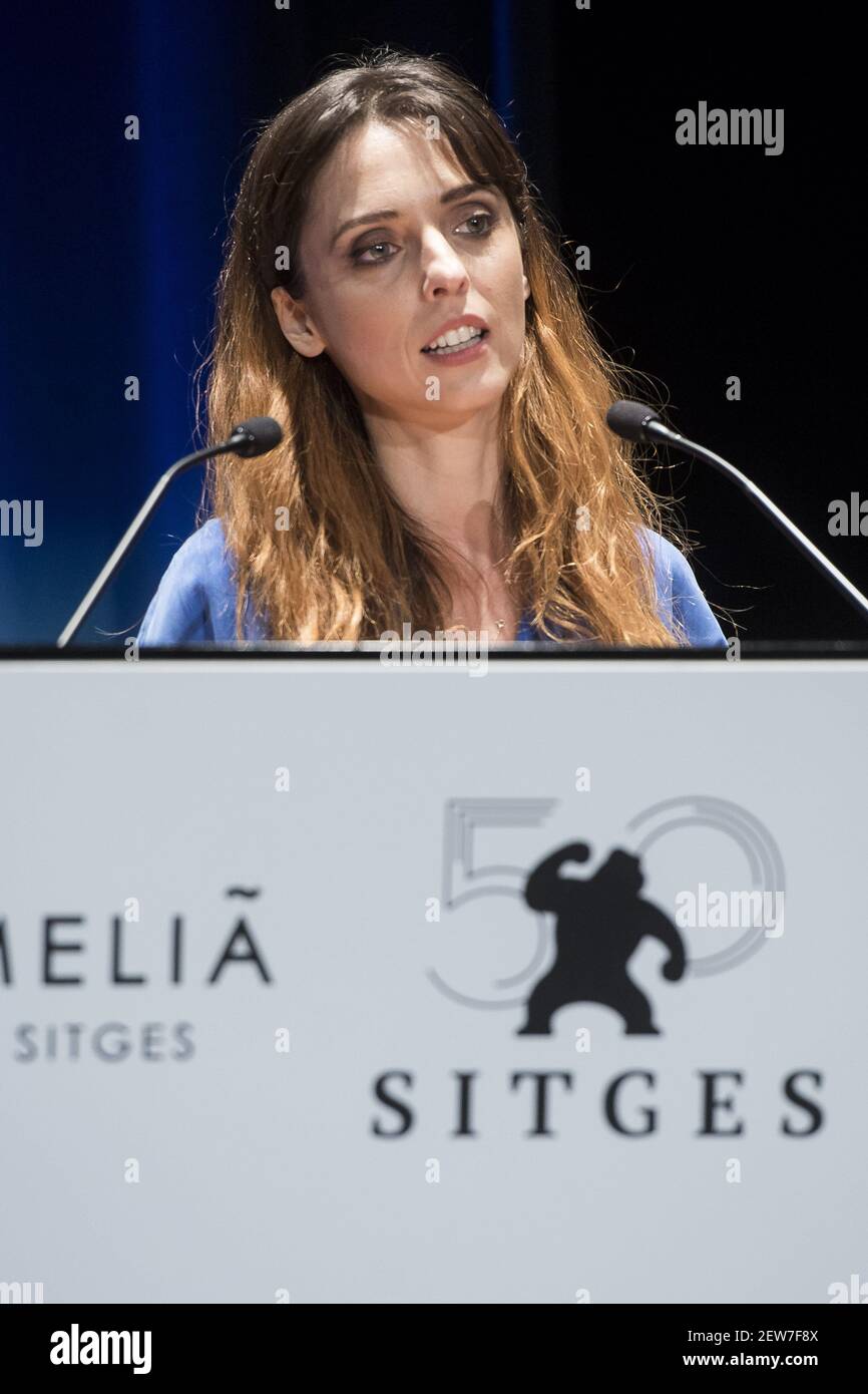 Leticia Dolera receive the Bacardi Award 'Untameable Spirit' at Sitges ...