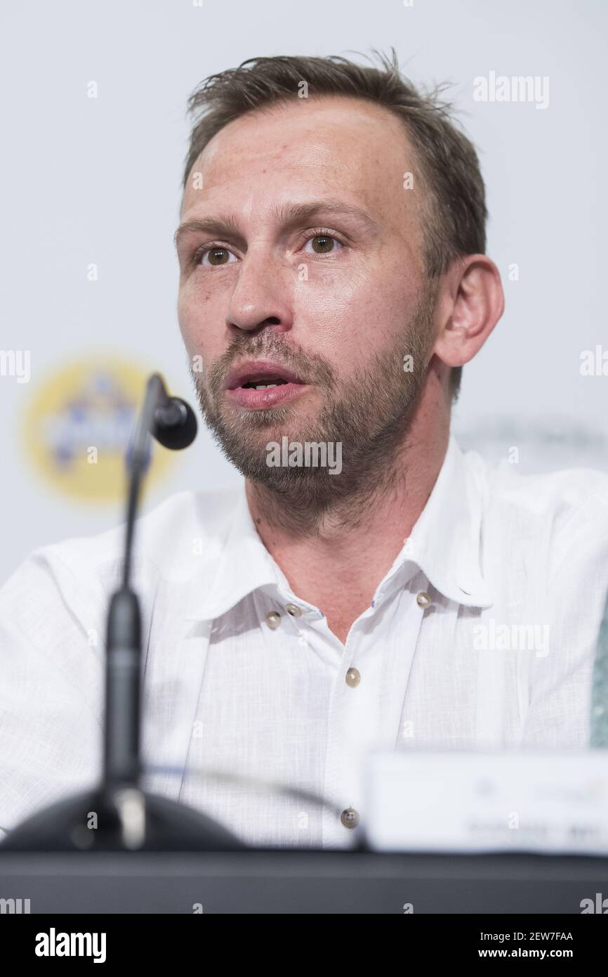 Actor Sanin Milavic during press conference of 'The Maus' at Sitges ...