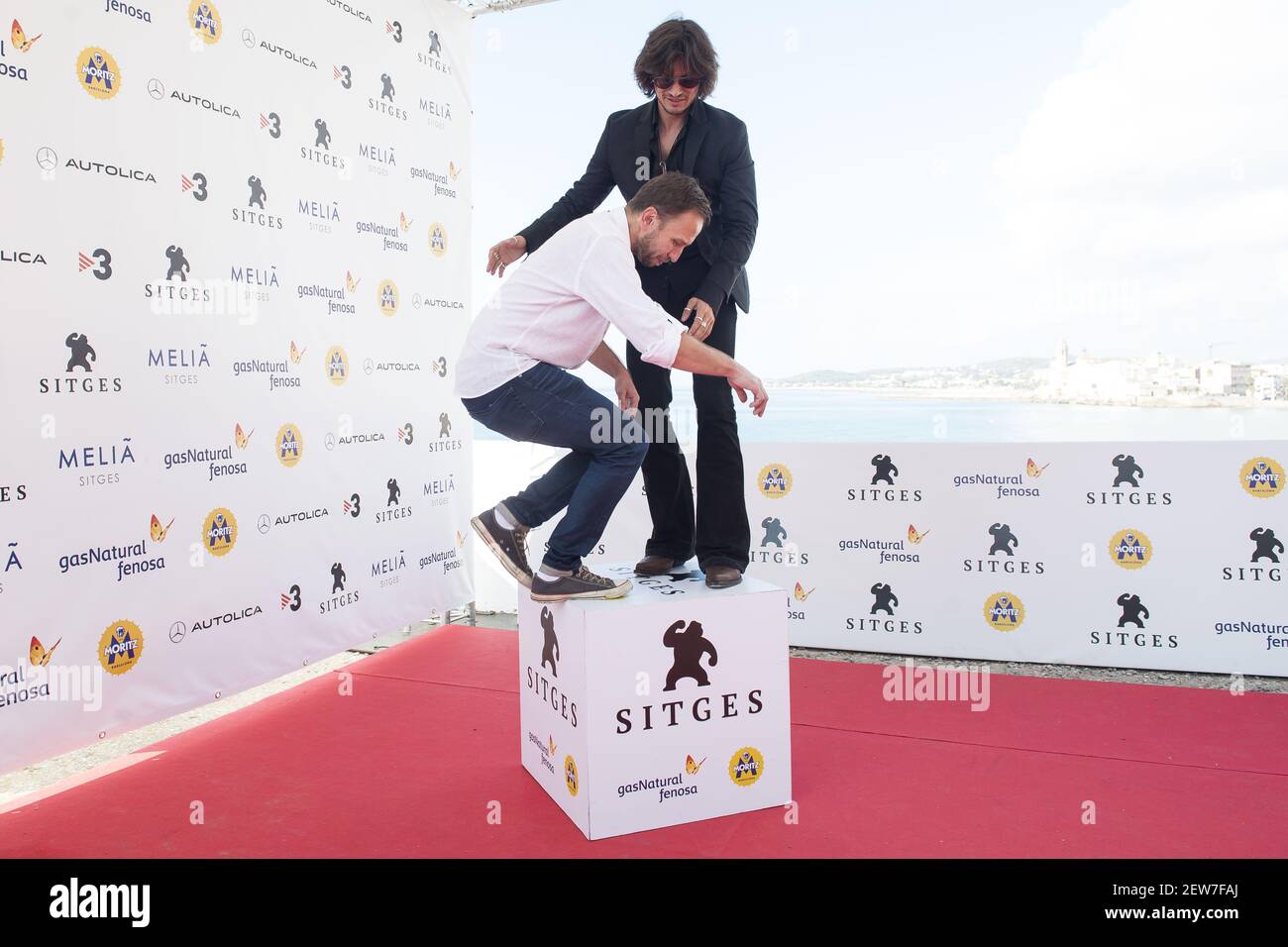 Actor Sanin Milavic and director Yayo Herrero during photocall of 'The ...