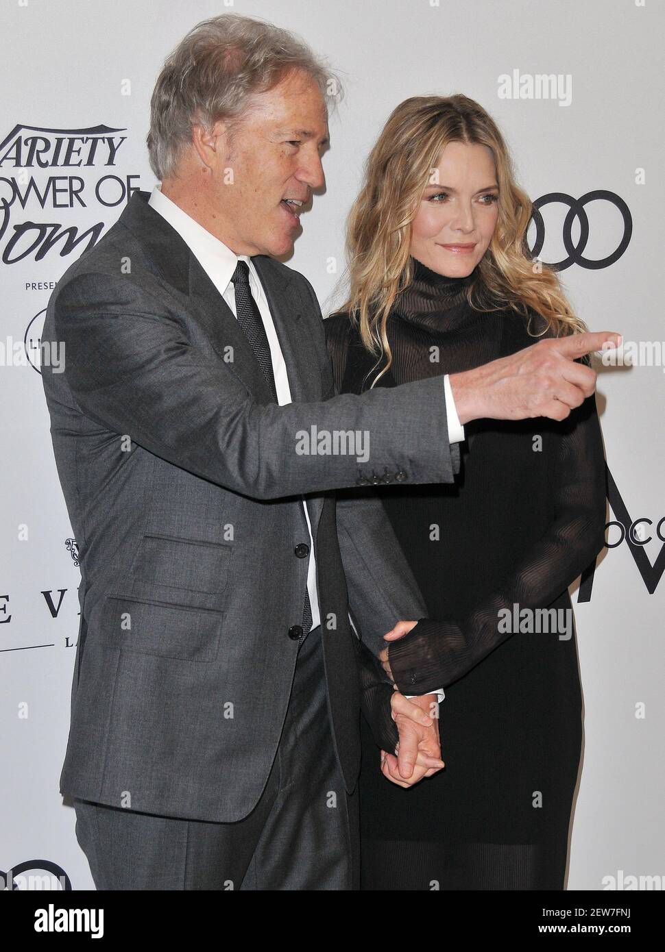 (L-R) David E. Kelley and Michelle Pfeiffer arrives at the 2017 Variety ...