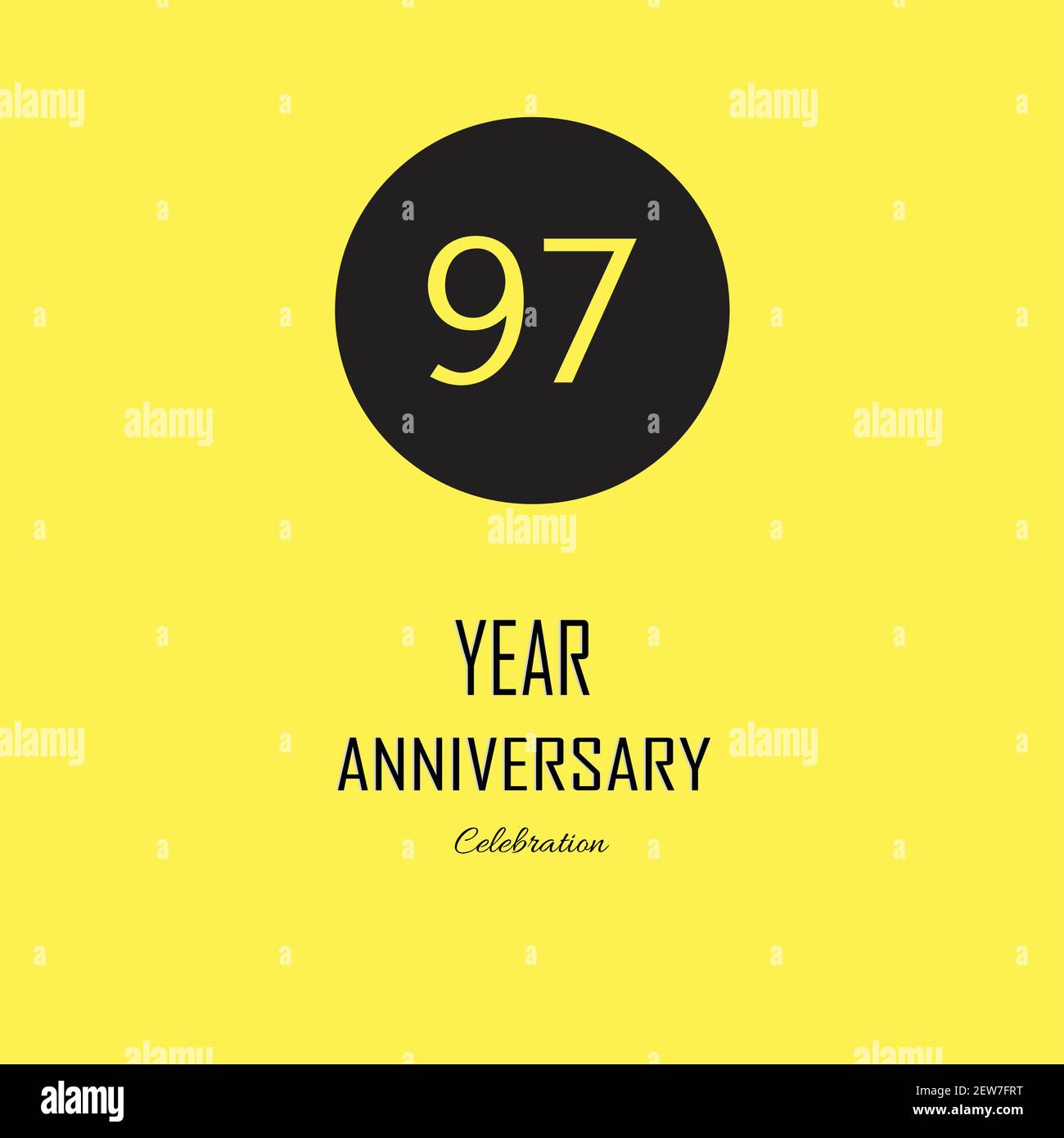 Number 97 Stock Vector Images - Alamy