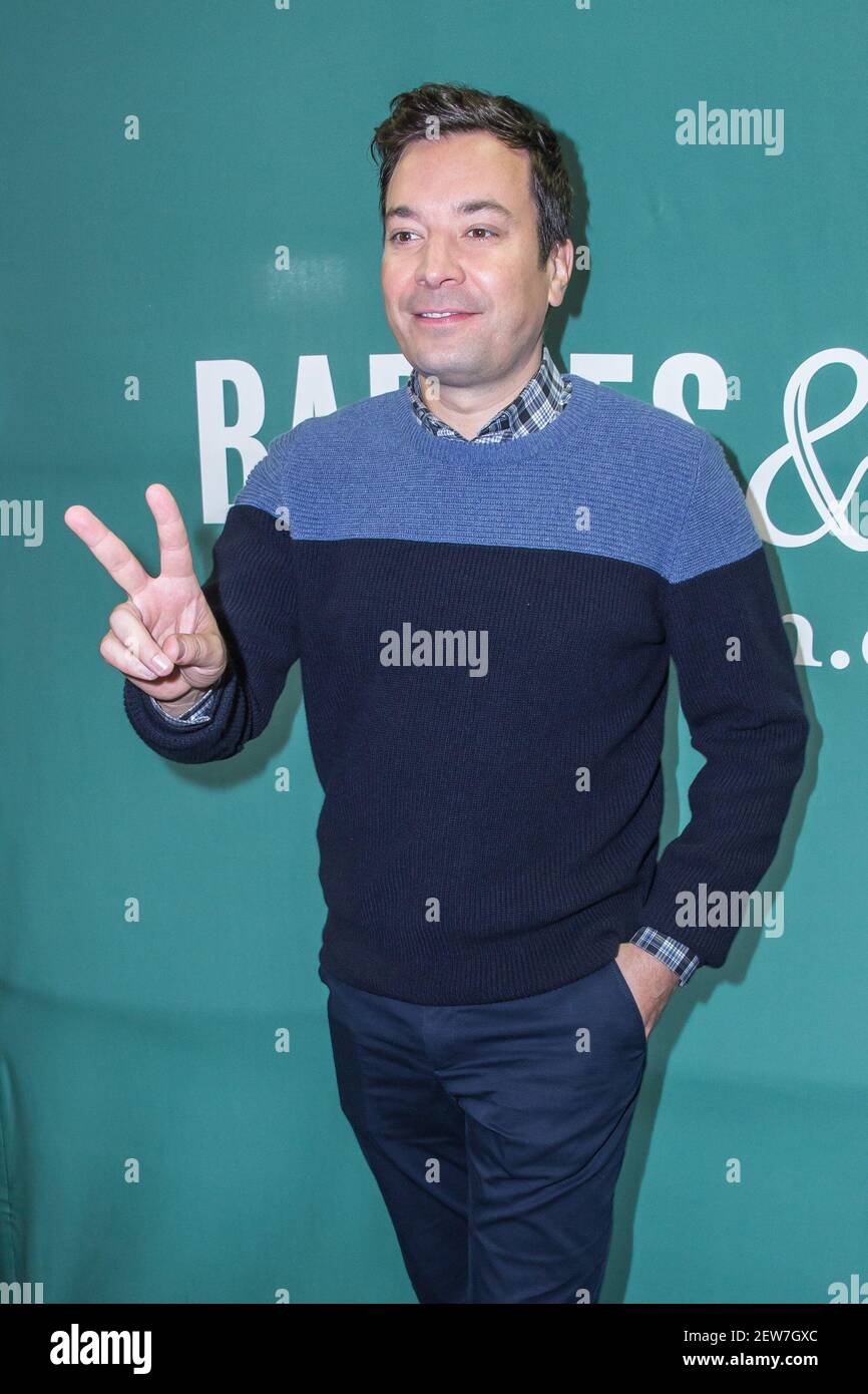 Jimmy Fallon booksigning at Barnes & Noble Union Square on October 14 ...