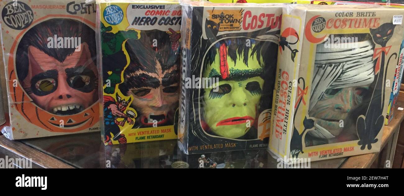 Chris Ecker of South Elgin, Ill., considers these four costumes the ...