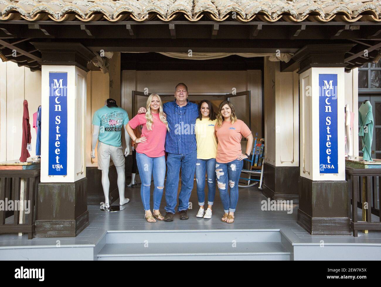 From left, Kayla Keith, Mike Nye, Shelby Hakes, and Paige Cashwell ...