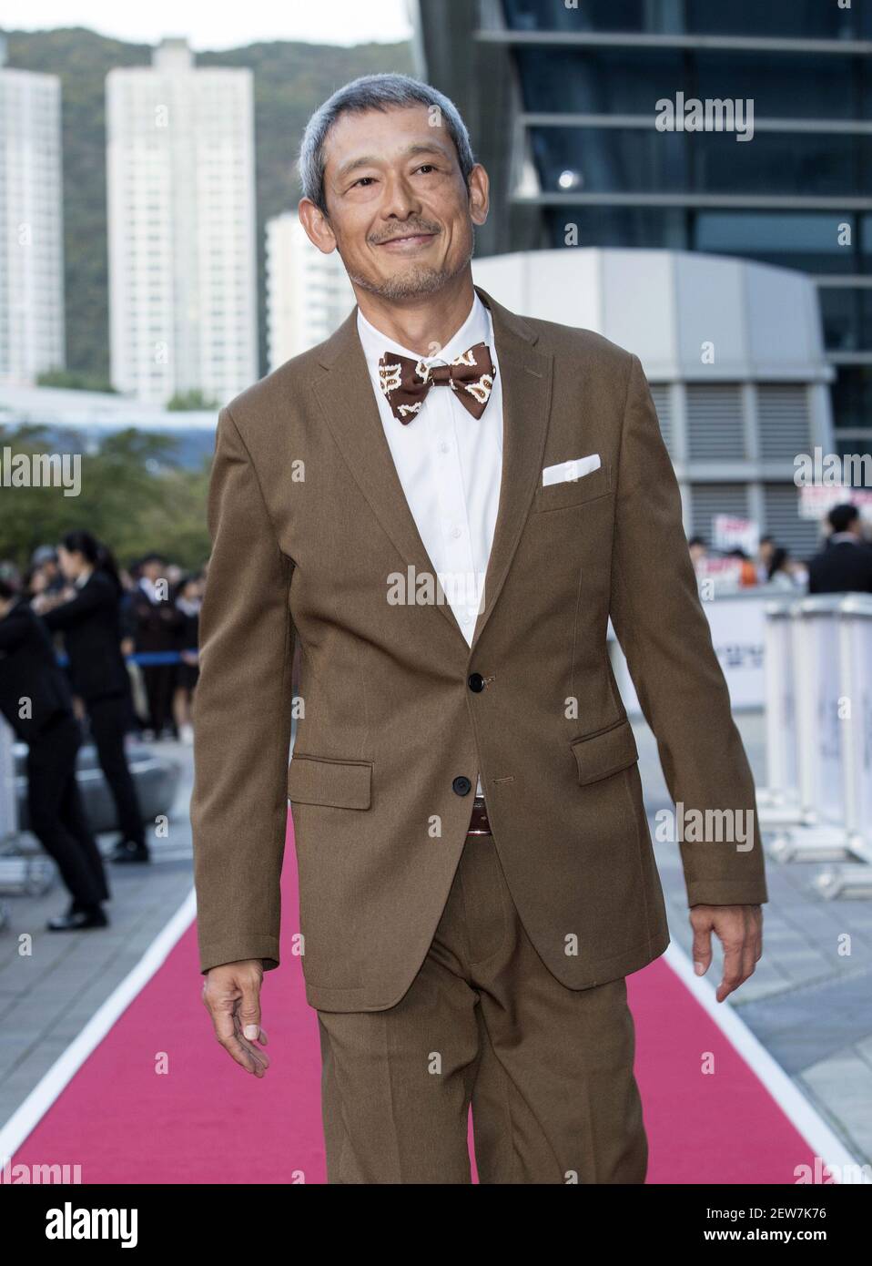 13 October 2017 - Busan, South Korea : Japanese actor Shingo Tsurumi ...