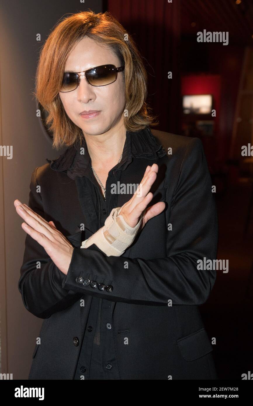 Photocall We Are X with Yoshiki Hayashi in Amsterdam, the Netherlands (Photo by DPPA/Sipa USA ...