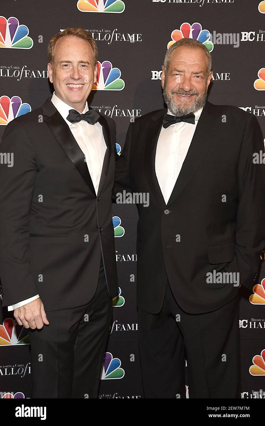 Honoree Robert Greenblatt, Chairman, NBC Entertainment and Dick Wolf ...