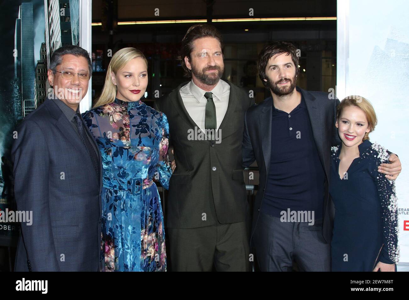 (L-R) Dean Devlin, Abbie Cornish, Gerard Butler, Jim Sturgess and ...