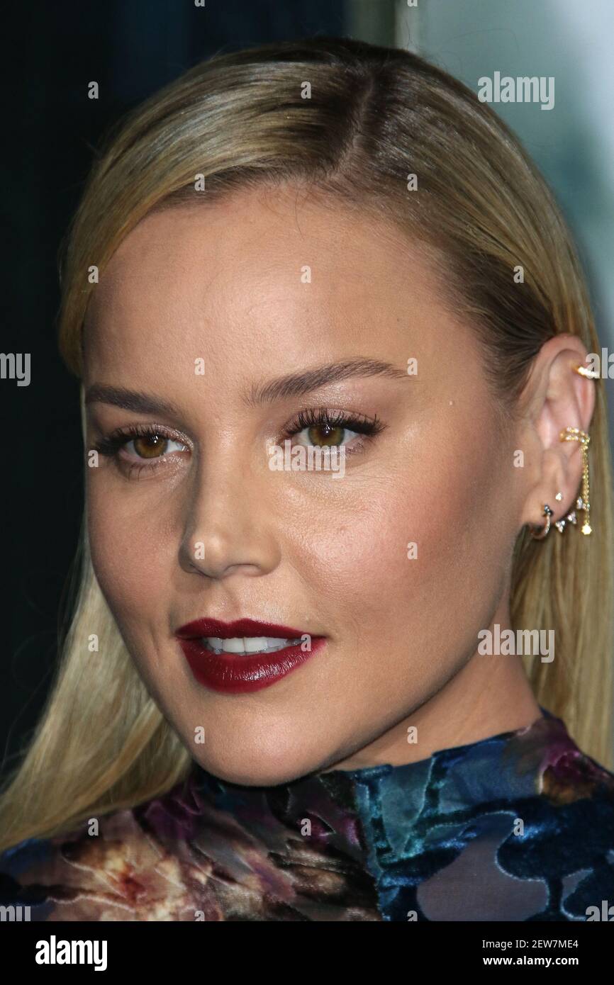 Abbie Cornish at the Premiere Of Warner Bros. Pictures' "Geostorm" held ...