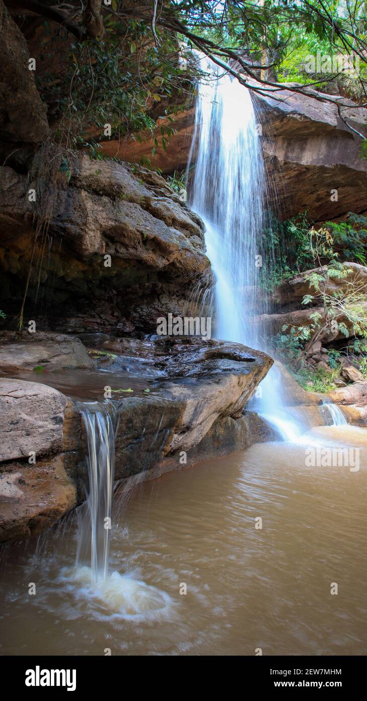 Vertical shot small cascade hi-res stock photography and images - Alamy