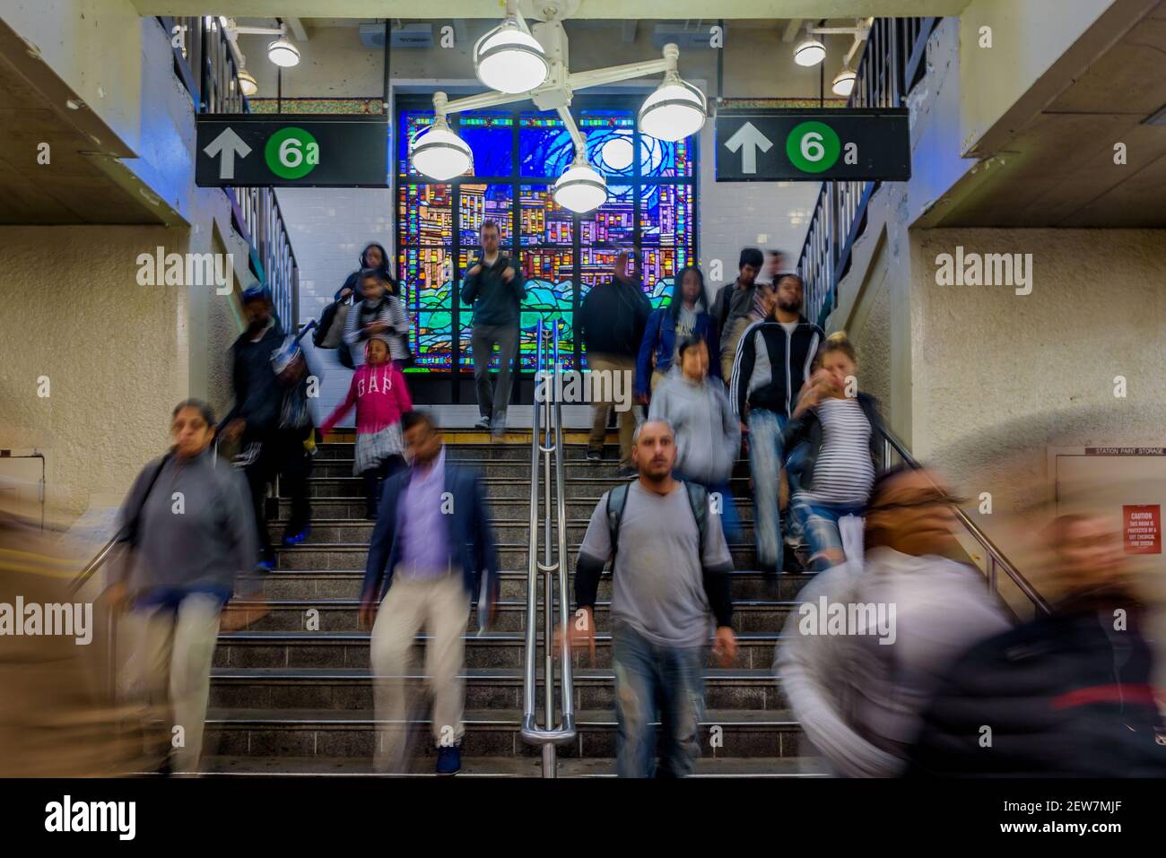 Activists staged a “Roll-In” demonstration at the Parkchester stop on ...