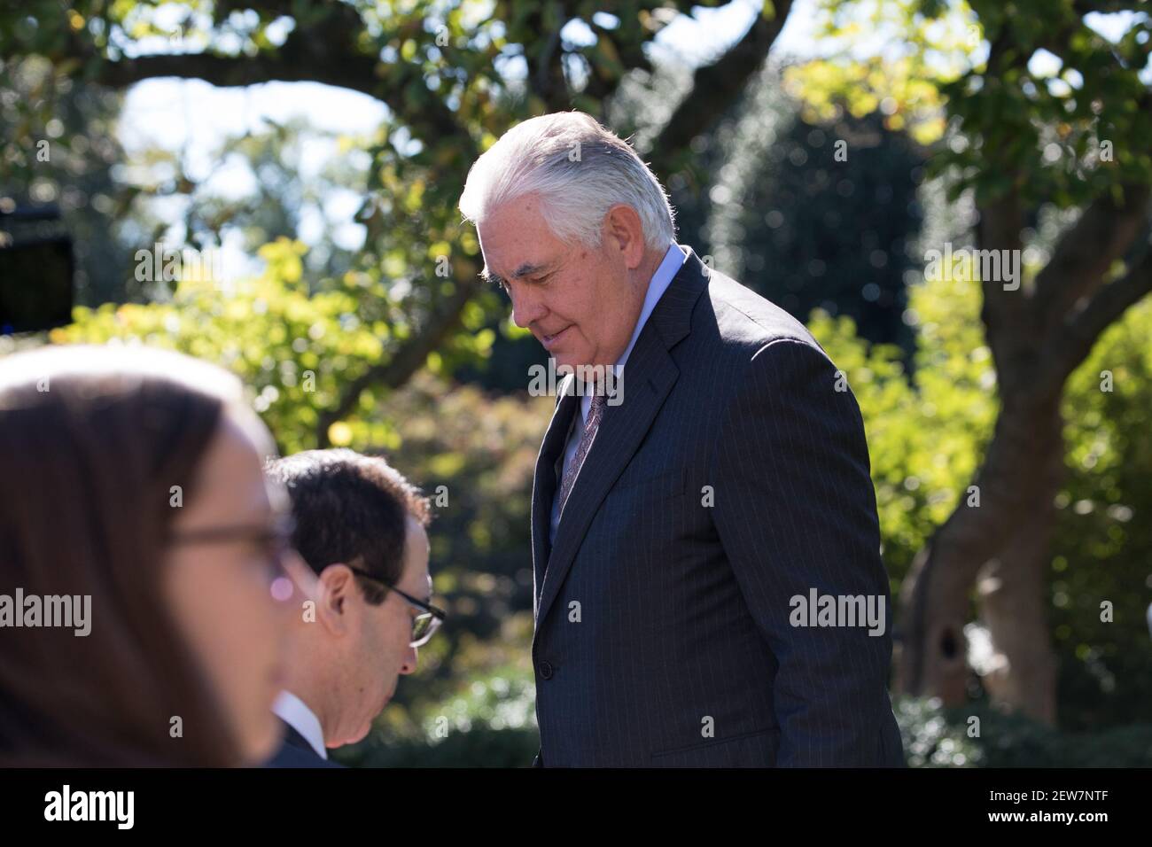 Rex Tillerson, U.S. Secretary of State, was in attendance for the joint ...