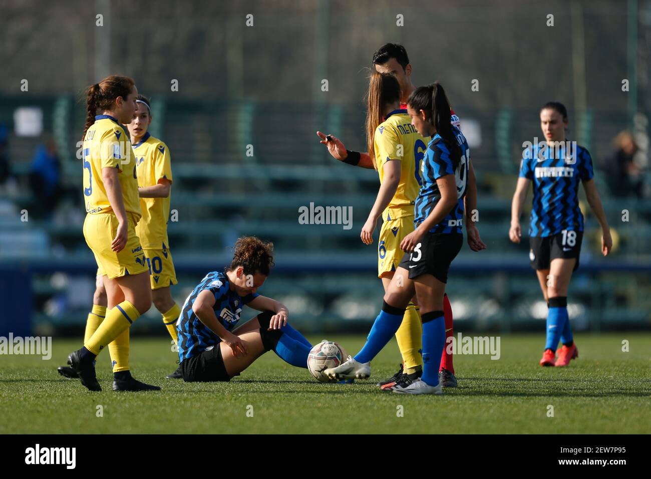Ilaria Mauro (FC Internazionale) injury during FC Internazionale vs ...