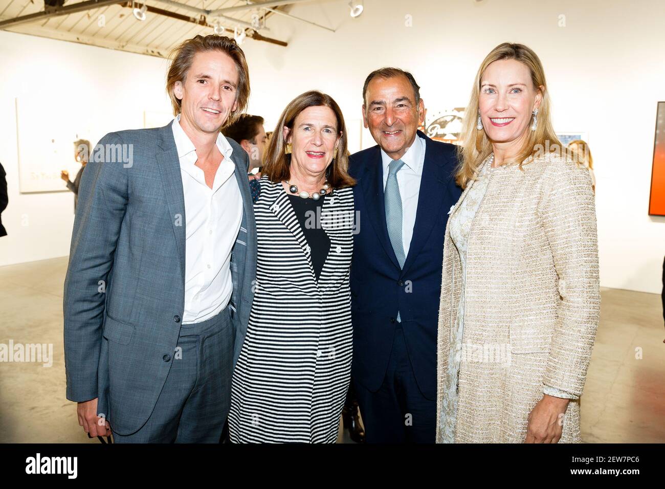 Charles Spalding, Ellanor Notides, Alex Mehran and Carolyn Mehran ...