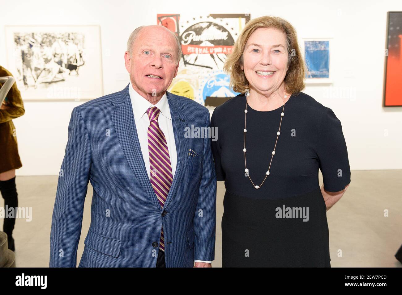 John Berggruen and Gretchen Berggruen attend Christie's Reception ...