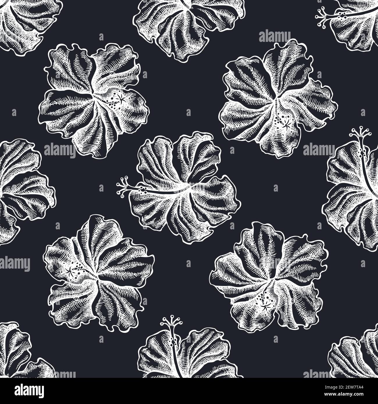 Hibiscus flower flora africa Cut Out Stock Images & Pictures - Alamy