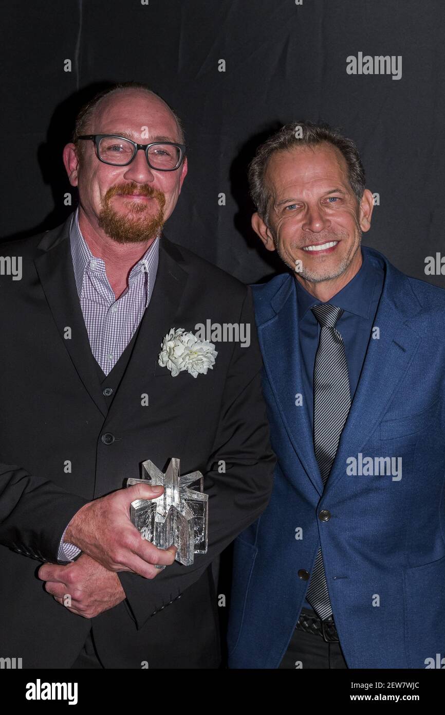 Eric Rodenbeck and Michael Gough at the 2017 National Design Awards ...