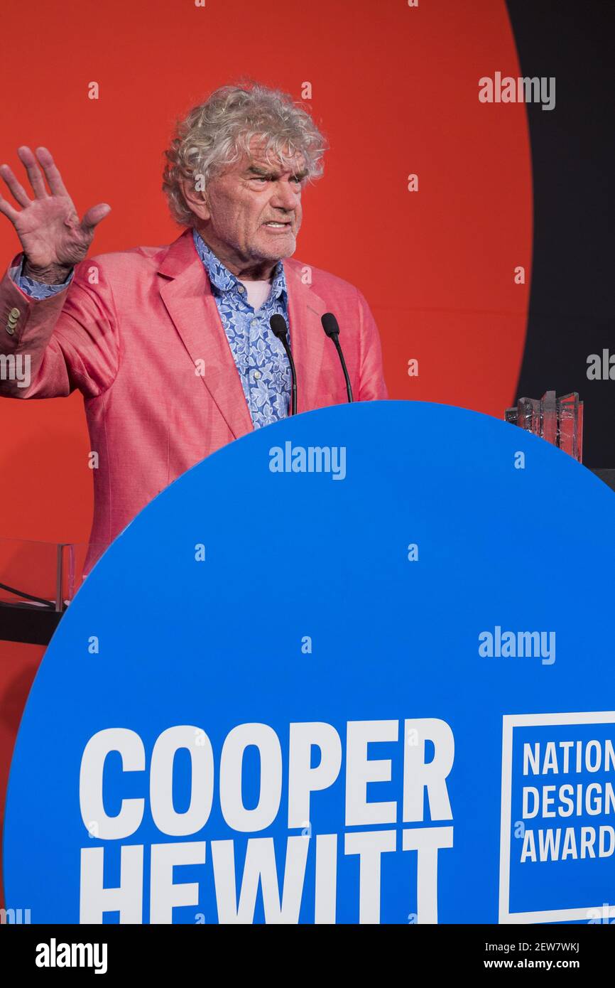 Hartmut Esslinger at the 2017 National Design Awards Gala held at the ...