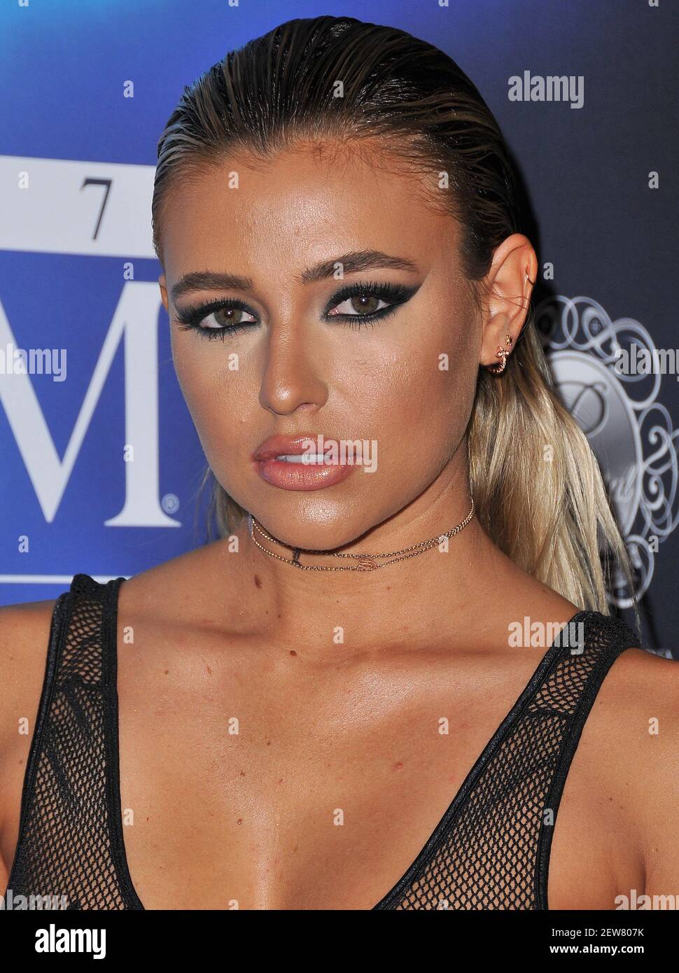 Monica Sims attends The 2017 MAXIM Halloween Party held at the Los ...