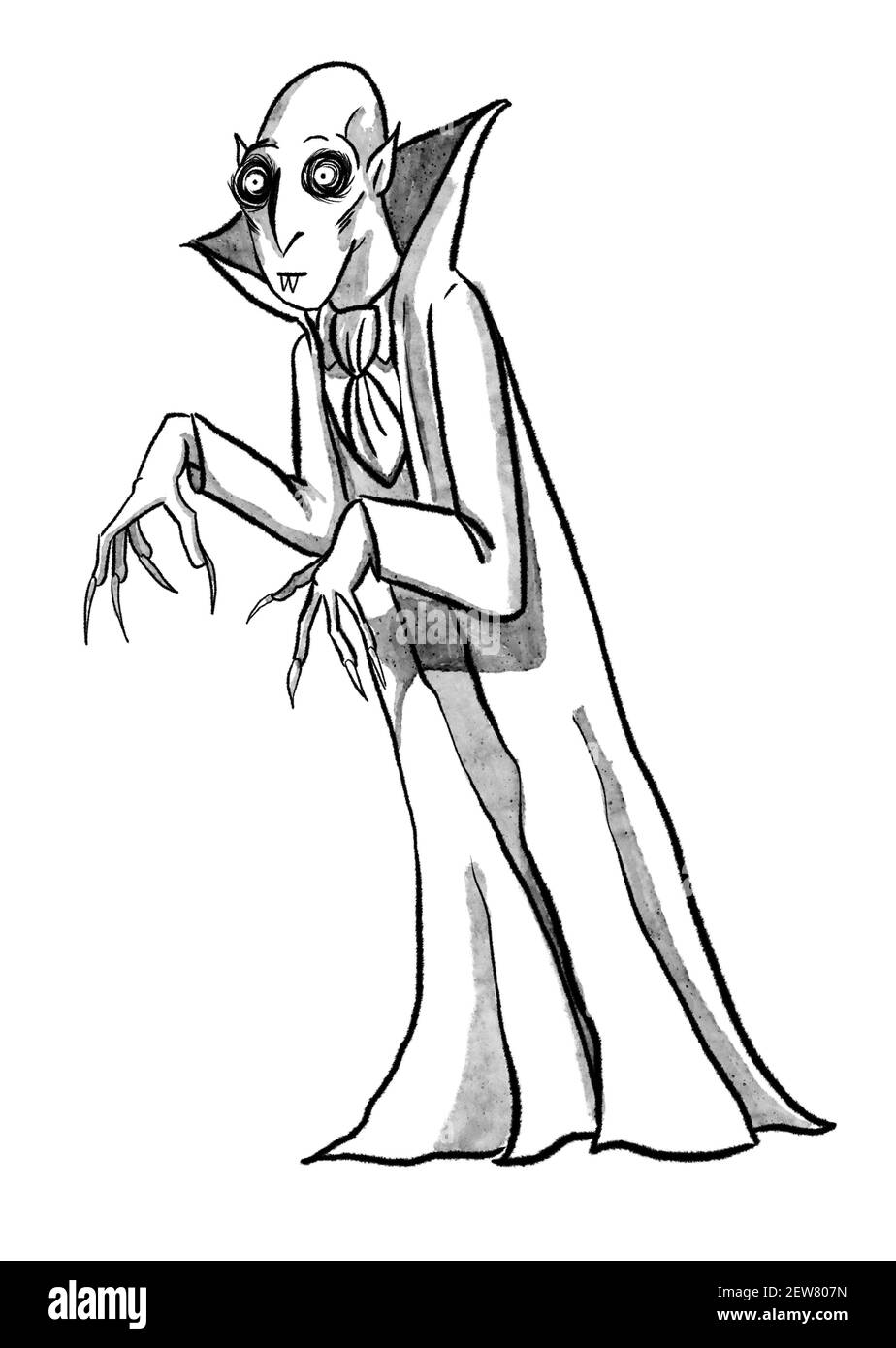 Halloween vampire kid Black and White Stock Photos & Images - Alamy