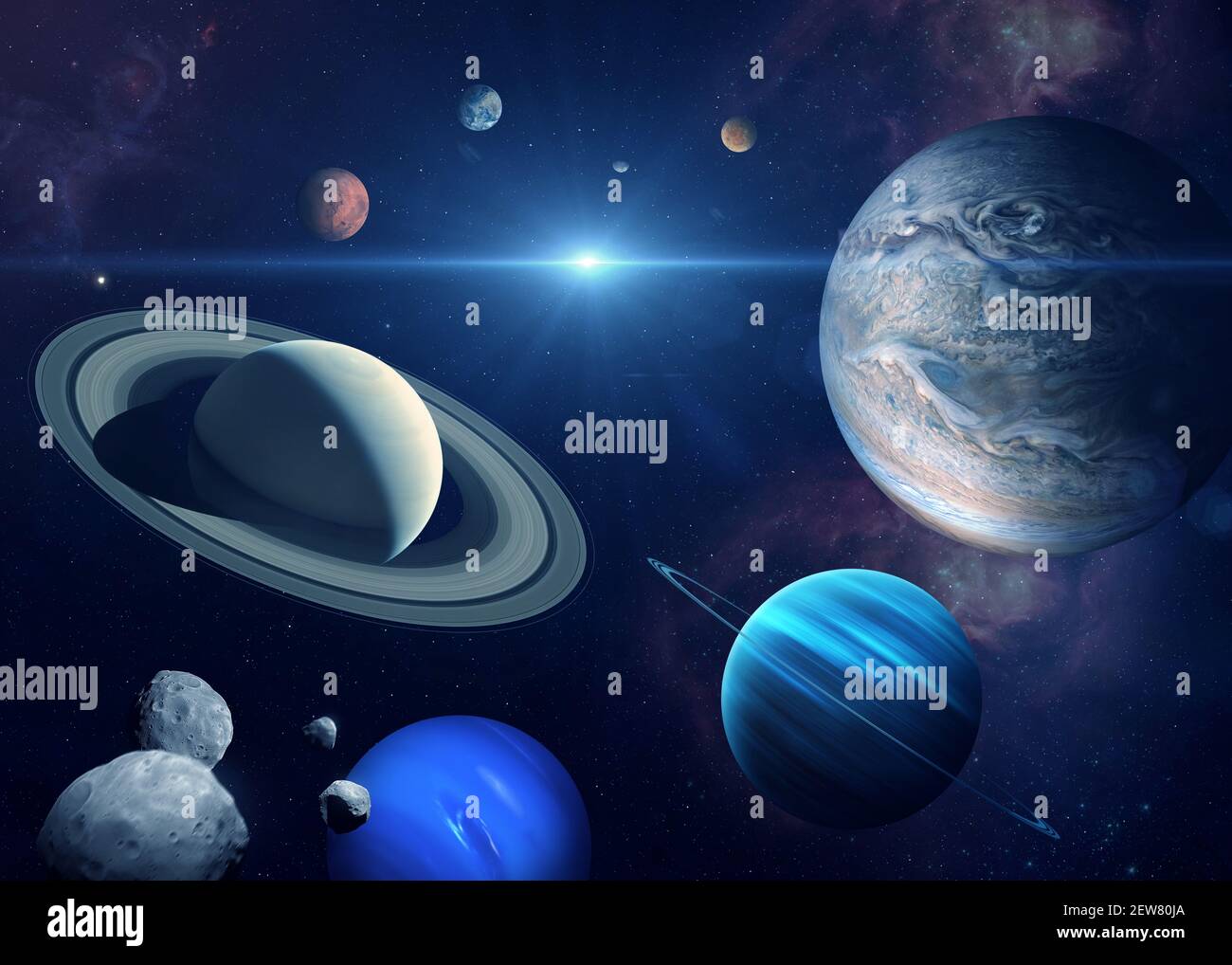 Jupiter Solar System Neptune Solar System For Kids - Fun Facts About ...