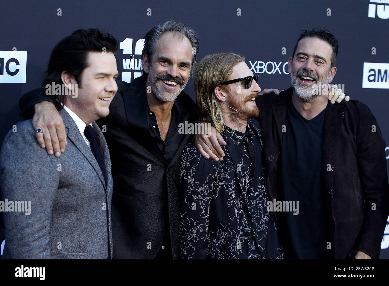 Josh McDermitt, Steven Ogg, Austin Amelio, Jeffrey Dean Morgan at the ...