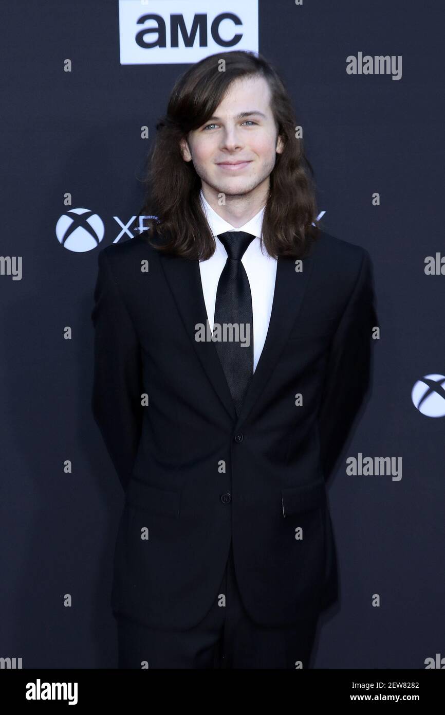 Chandler Riggs at the AMC Celebrates The 100th Episode Of "The Walking ...