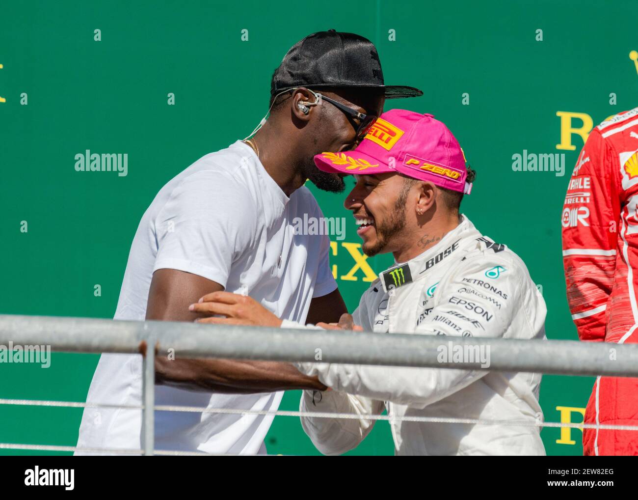 AUSTIN, TX - OCTOBER 22: : Race winner Lewis Hamilton of Great Britain ...