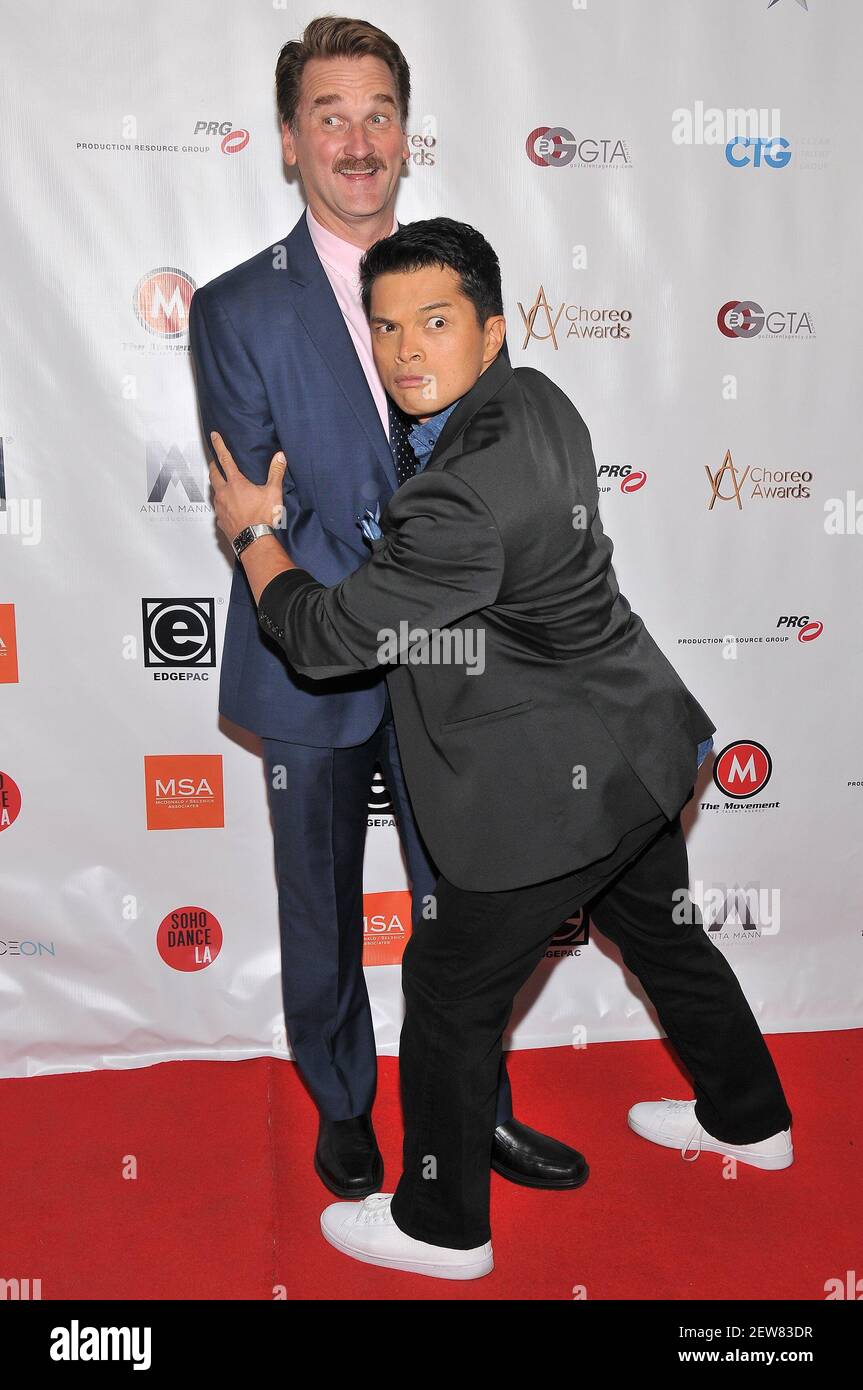 (L-R) Pete Gardner and Vincent Rodriguez III at the 7th Annual World ...