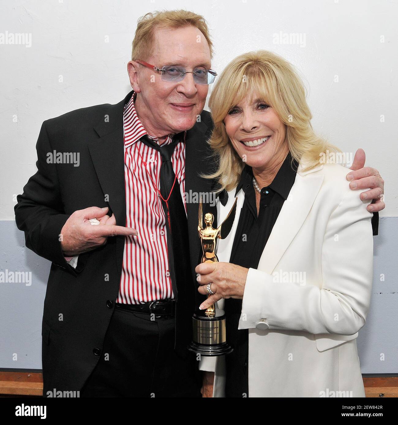 (L-R) Joe Tremaine and Joe Tremaine Legacy Award Honoree, Anita Mann at ...