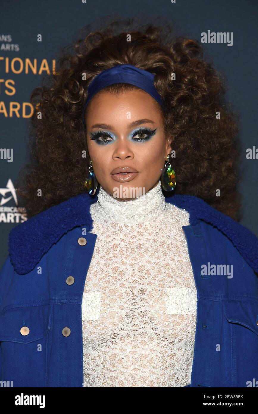 singer Andra Day attends the Americans for the Arts Gala which ...
