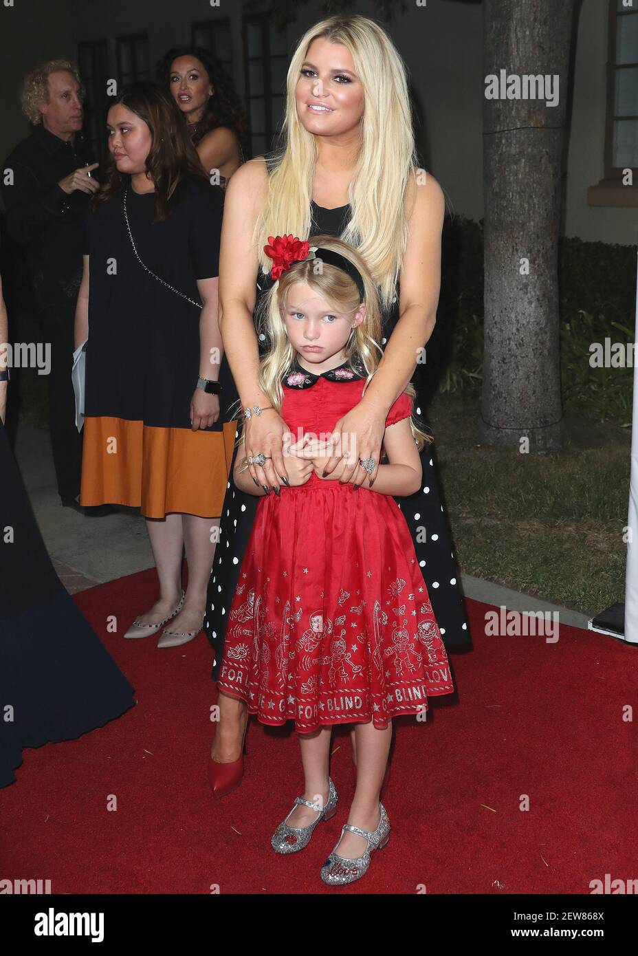 LOS ANGELES - OCTOBER 24: Jessica Simpson and daughter Maxwell Johnson ...