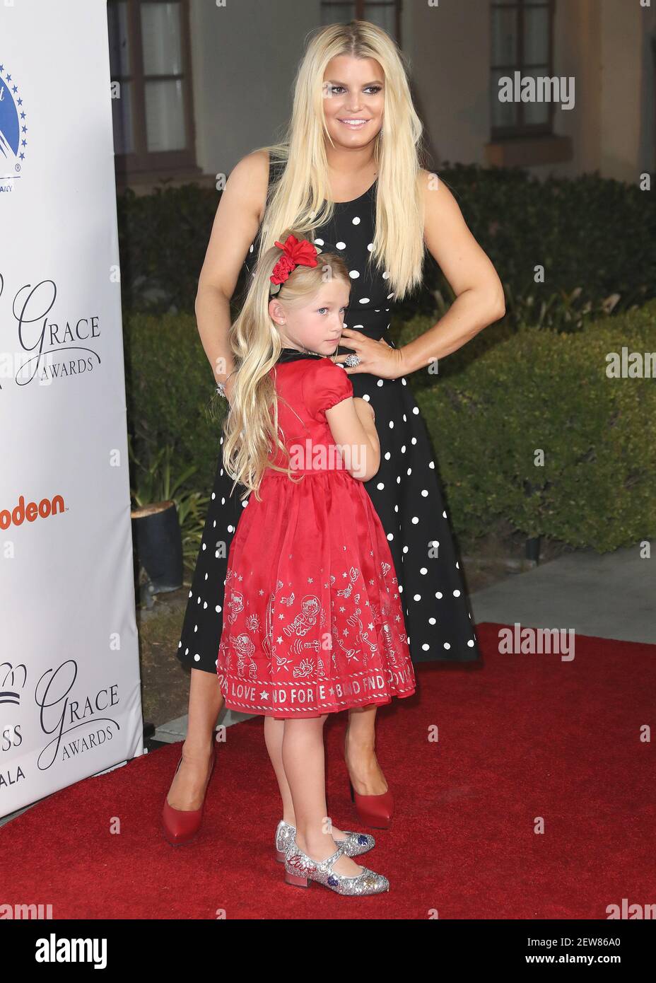 LOS ANGELES - OCTOBER 24: Jessica Simpson and daughter Maxwell Johnson ...