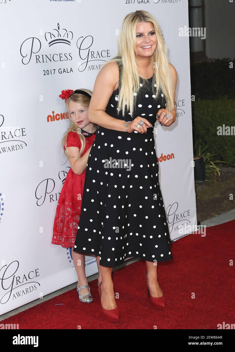 LOS ANGELES - OCTOBER 24: Jessica Simpson and daughter Maxwell Johnson ...