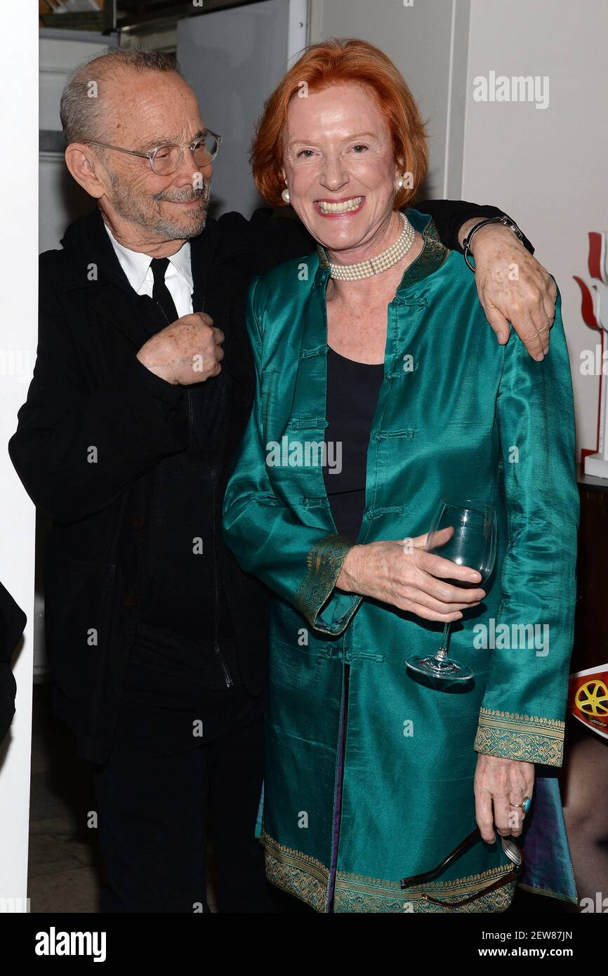 (L-R) Actor Joel Gray and artist Edwina Sandys attend the first Annual ...
