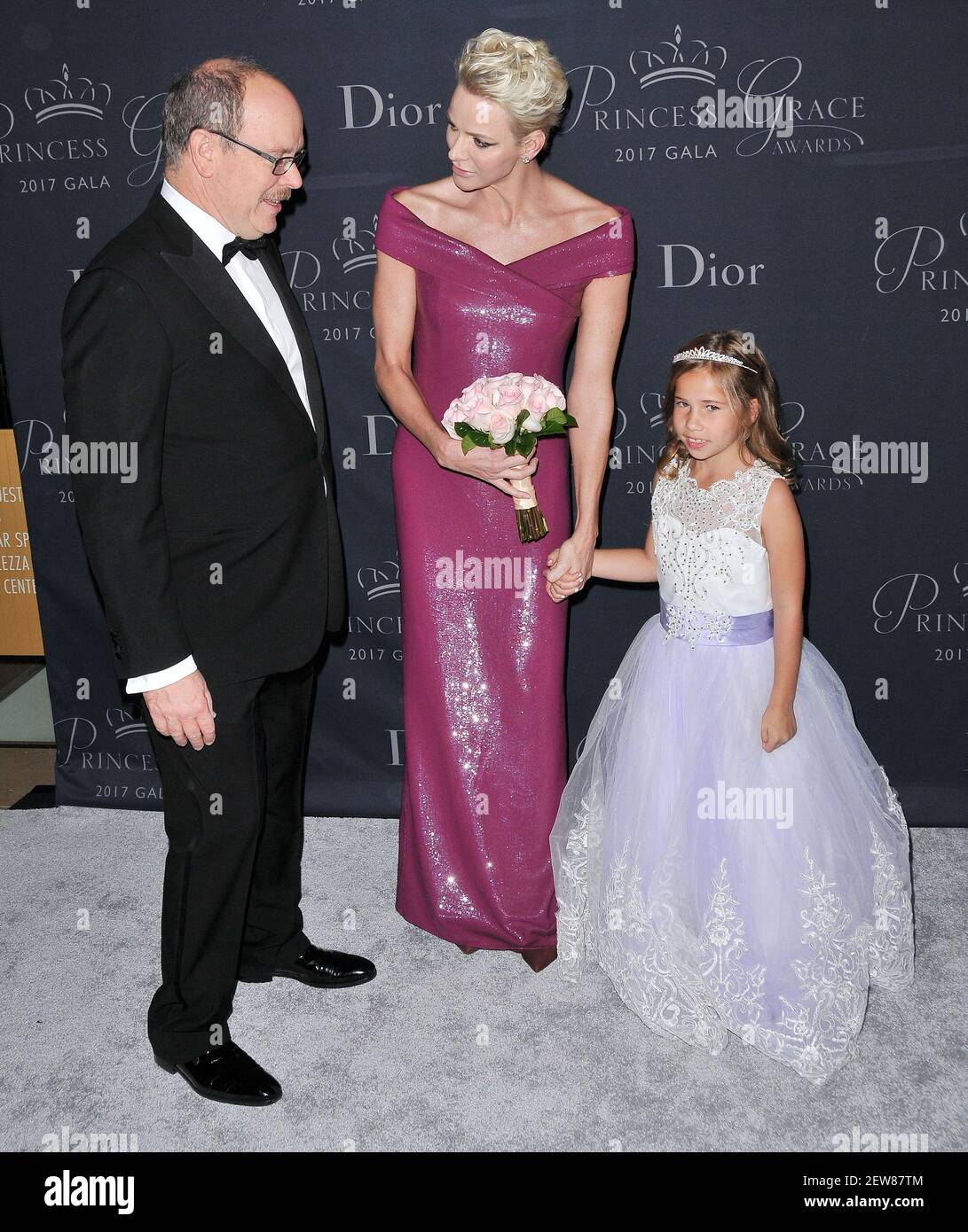 (L-R) His Serene Highness Prince Albert II of Monaco and Her Serene ...