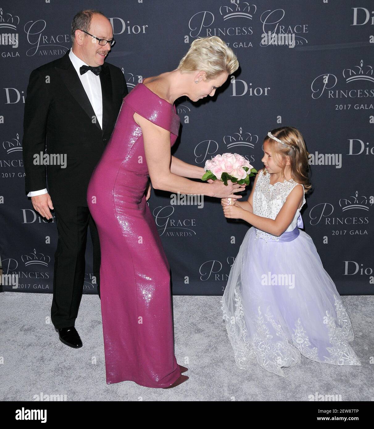 (L-R) His Serene Highness Prince Albert II of Monaco and Her Serene ...