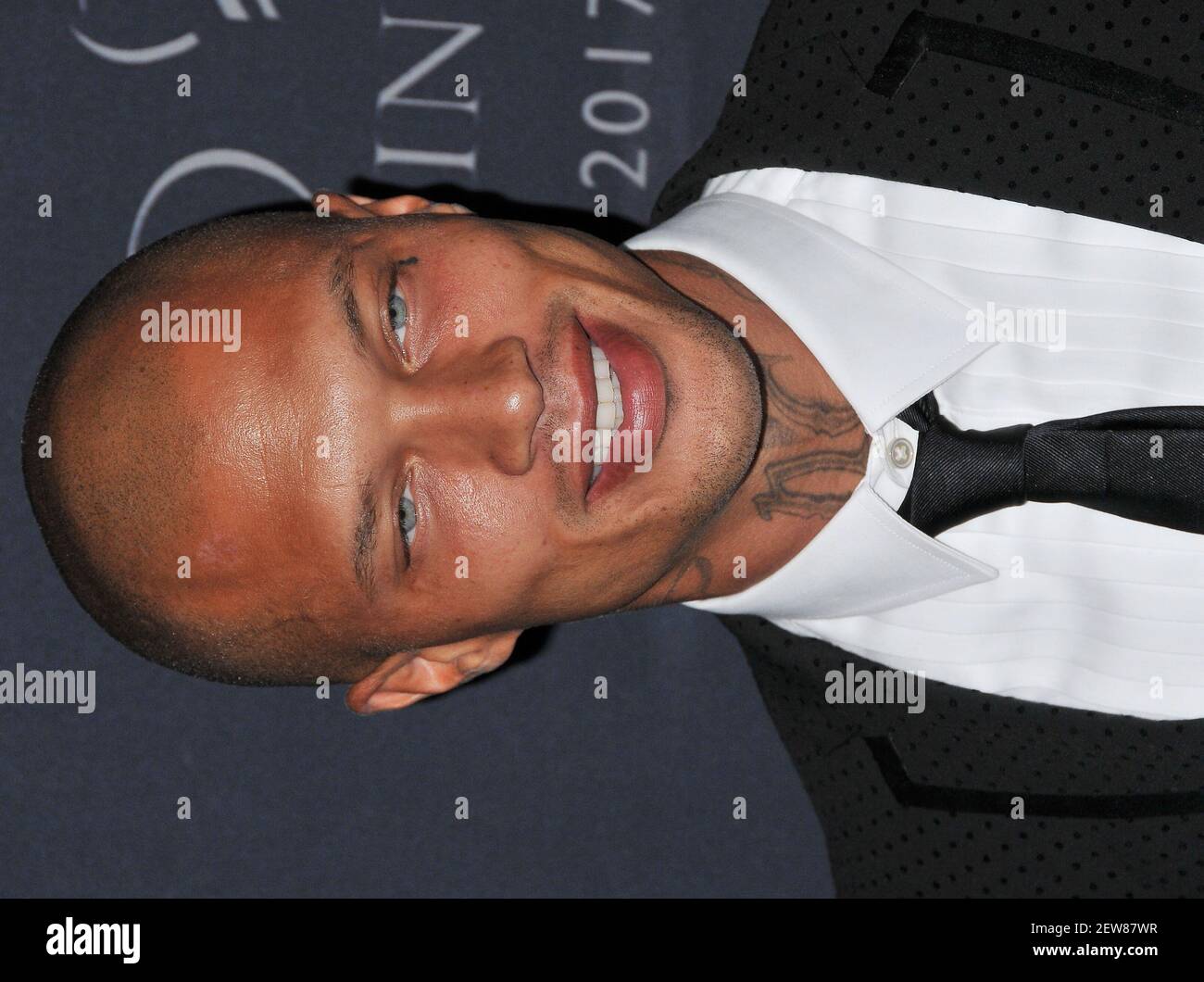 Jeremy Meeks arrives at the 2017 Princess Grace Awards Gala held at The ...