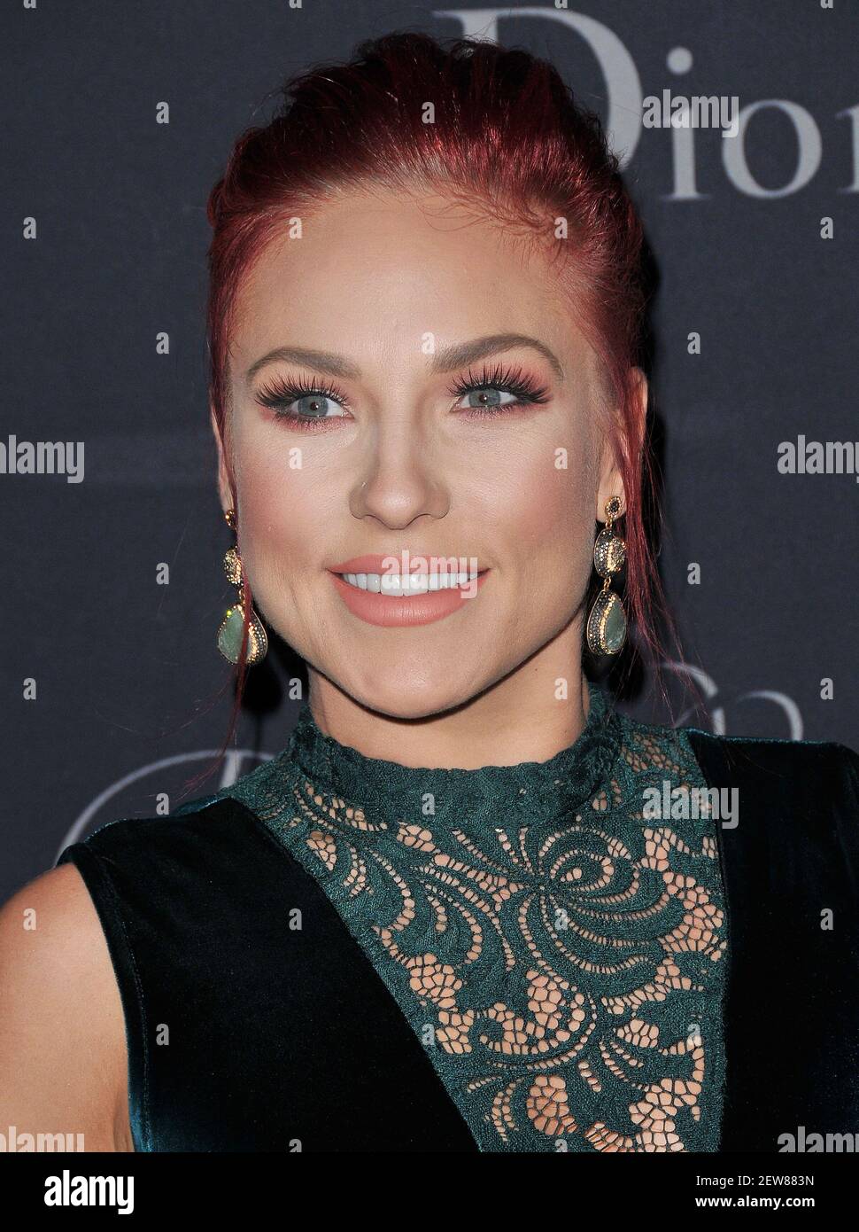 Sharna Burgess arrives at the 2017 Princess Grace Awards Gala held at ...