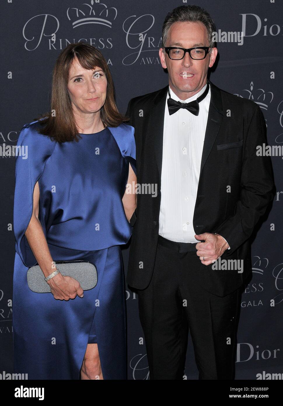 (L-R) Jill Talley and Tom Kenny arrives at the 2017 Princess Grace ...