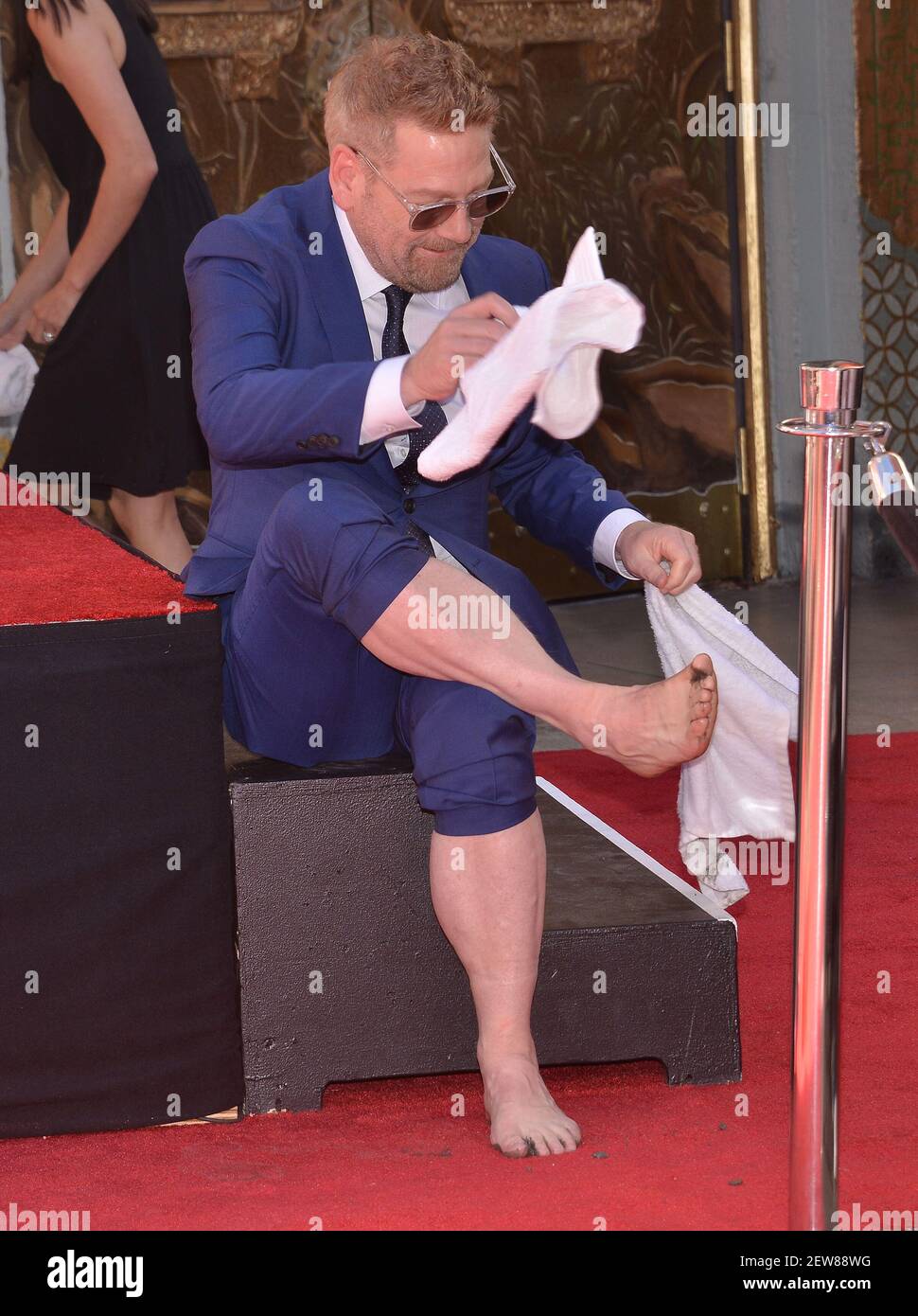 Kenneth Branagh at his Hand and Footprint Ceremony held at the TCL ...