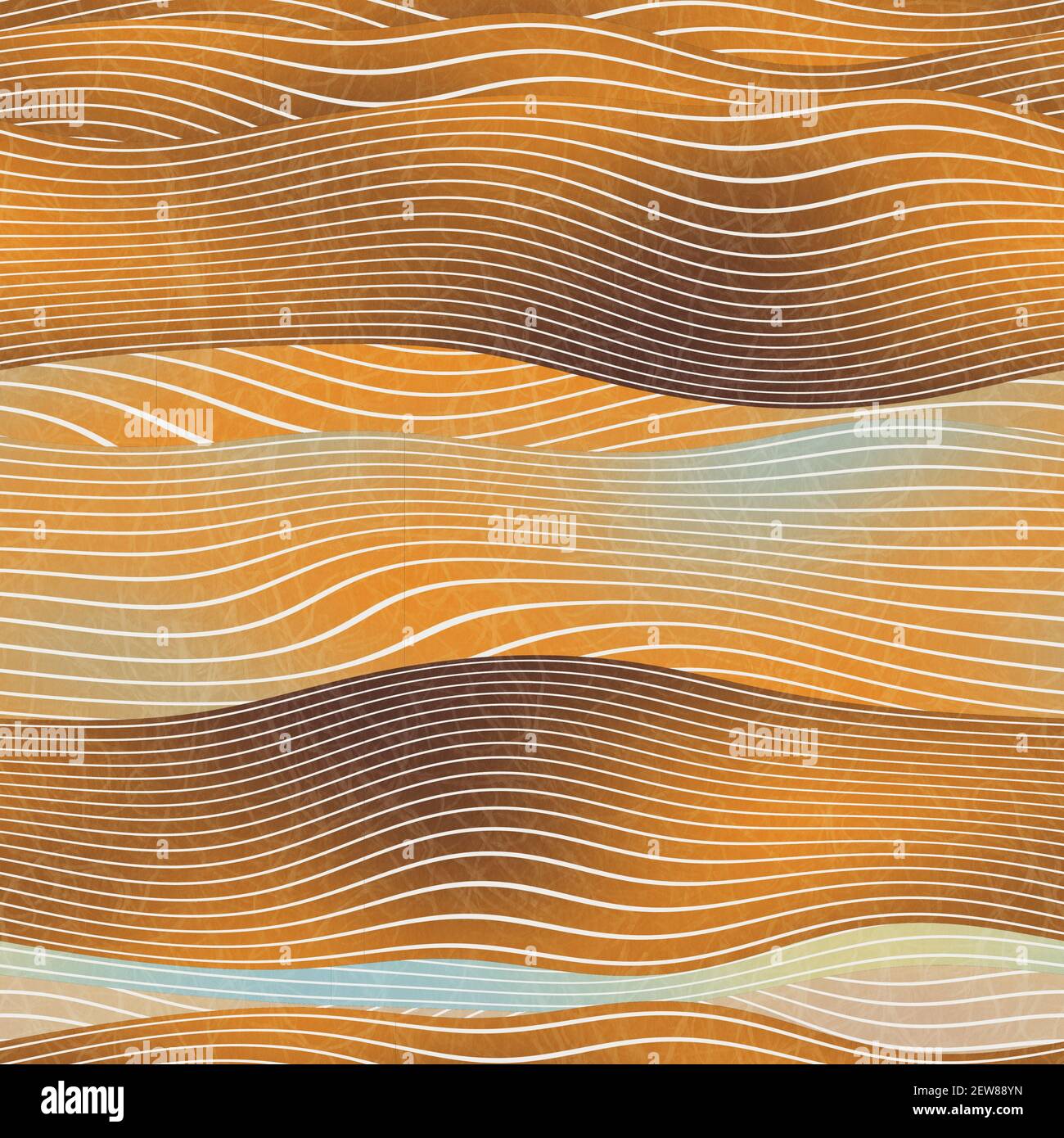 Seamless natural landscape hill pattern for print Stock Photo - Alamy