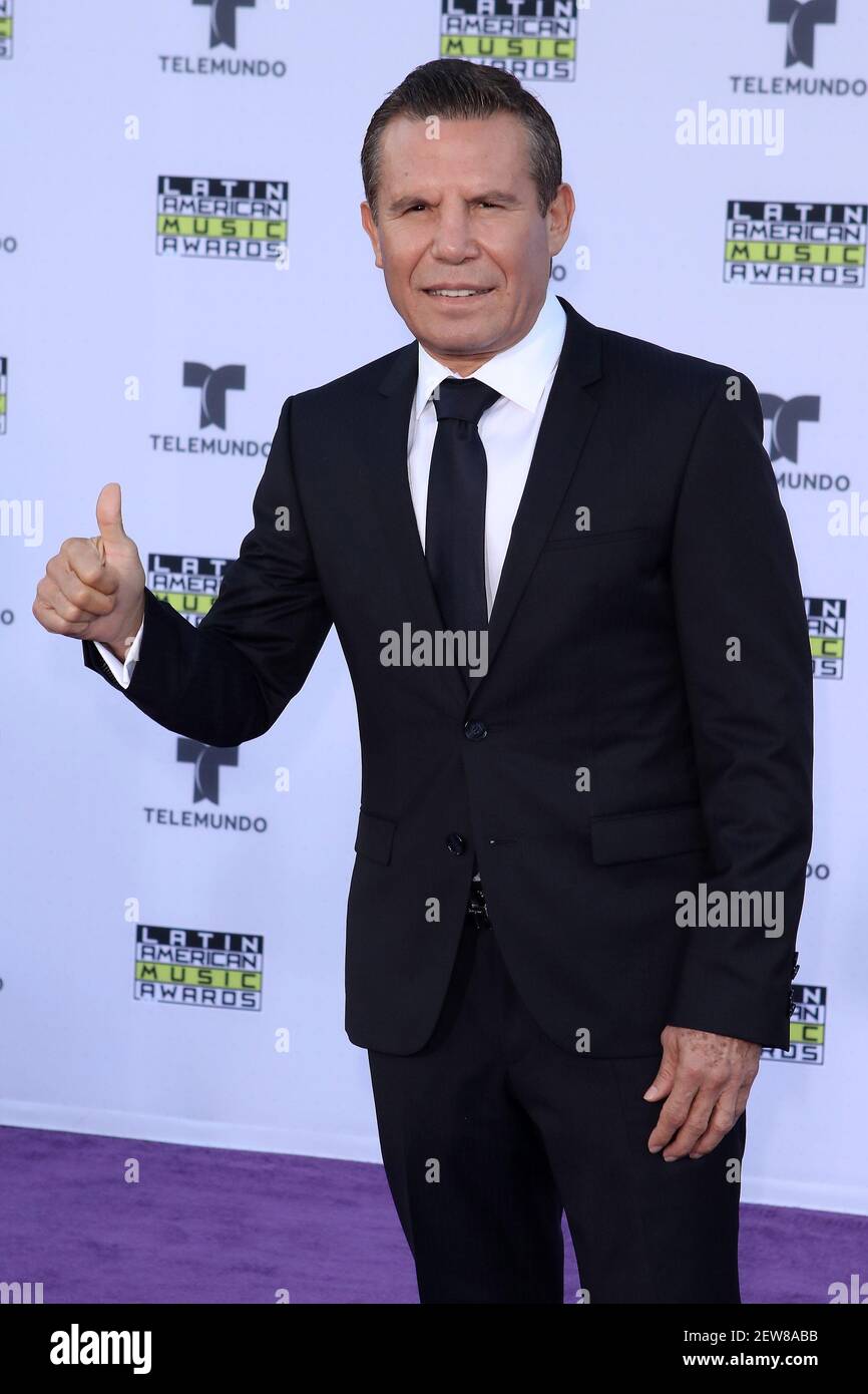 Julio Cesar Chavez at the Latin American Music Awards held at the Dolby ...