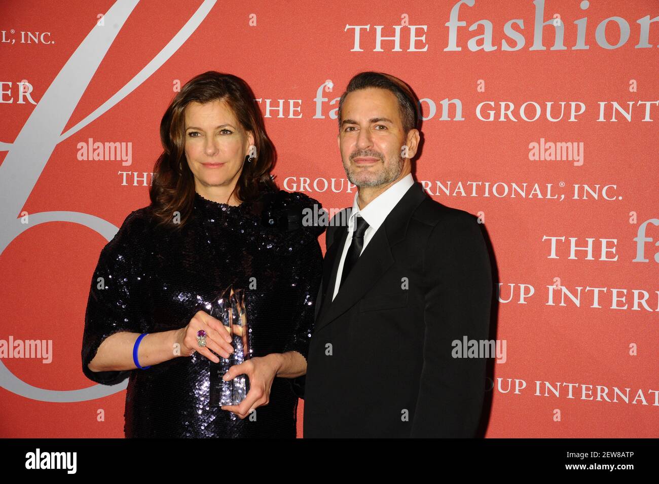 Bridget Foley, Marc Jacobs award winners backstage during the 2017 FGI ...