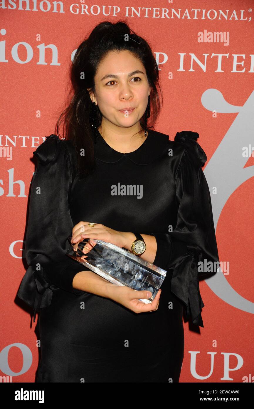 Simone Rocha award winners backstage during the 2017 FGI Night of Stars ...