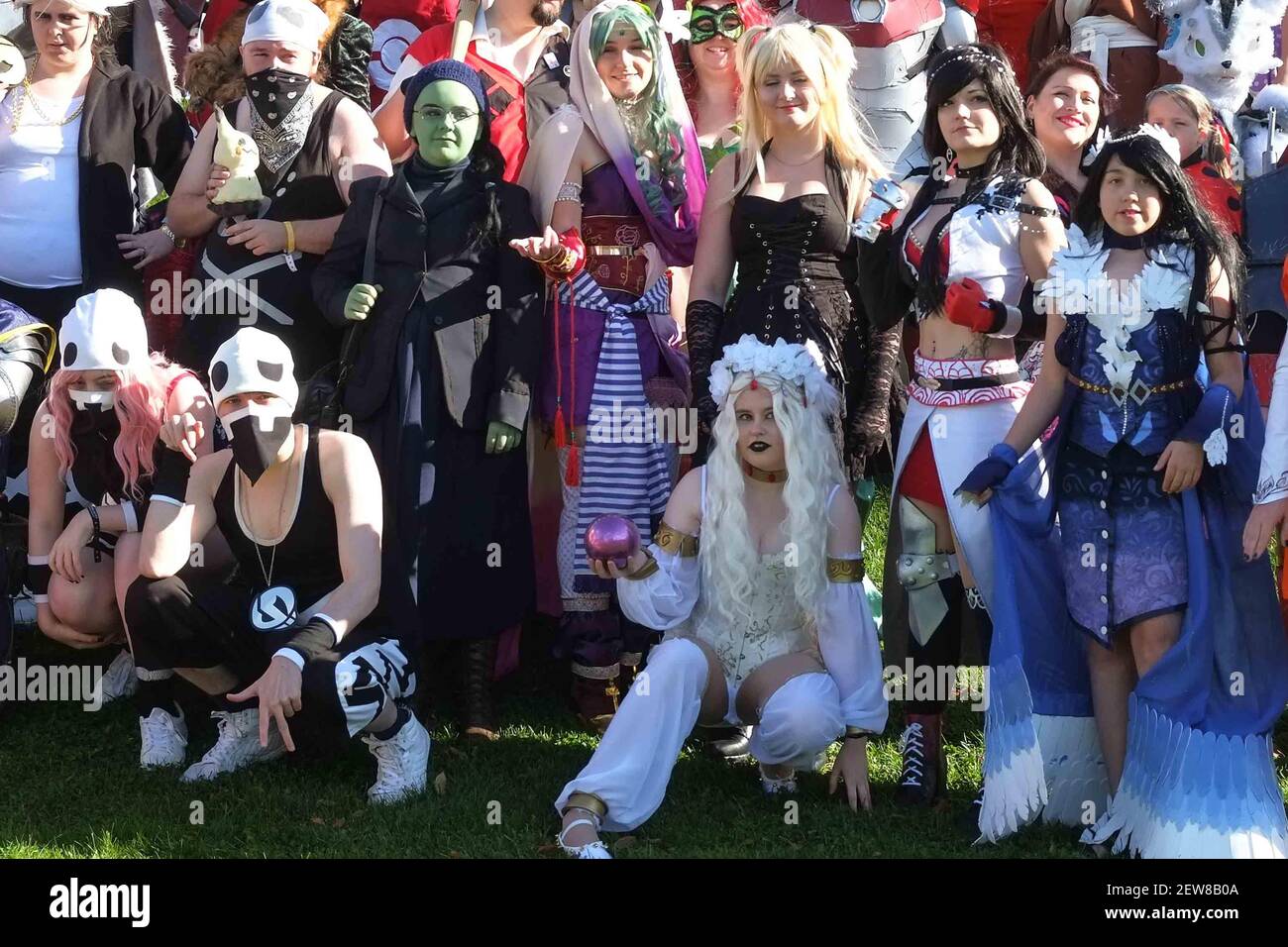 Comic Con fans arrive on 27th October 2017 for the first day of MCM ...